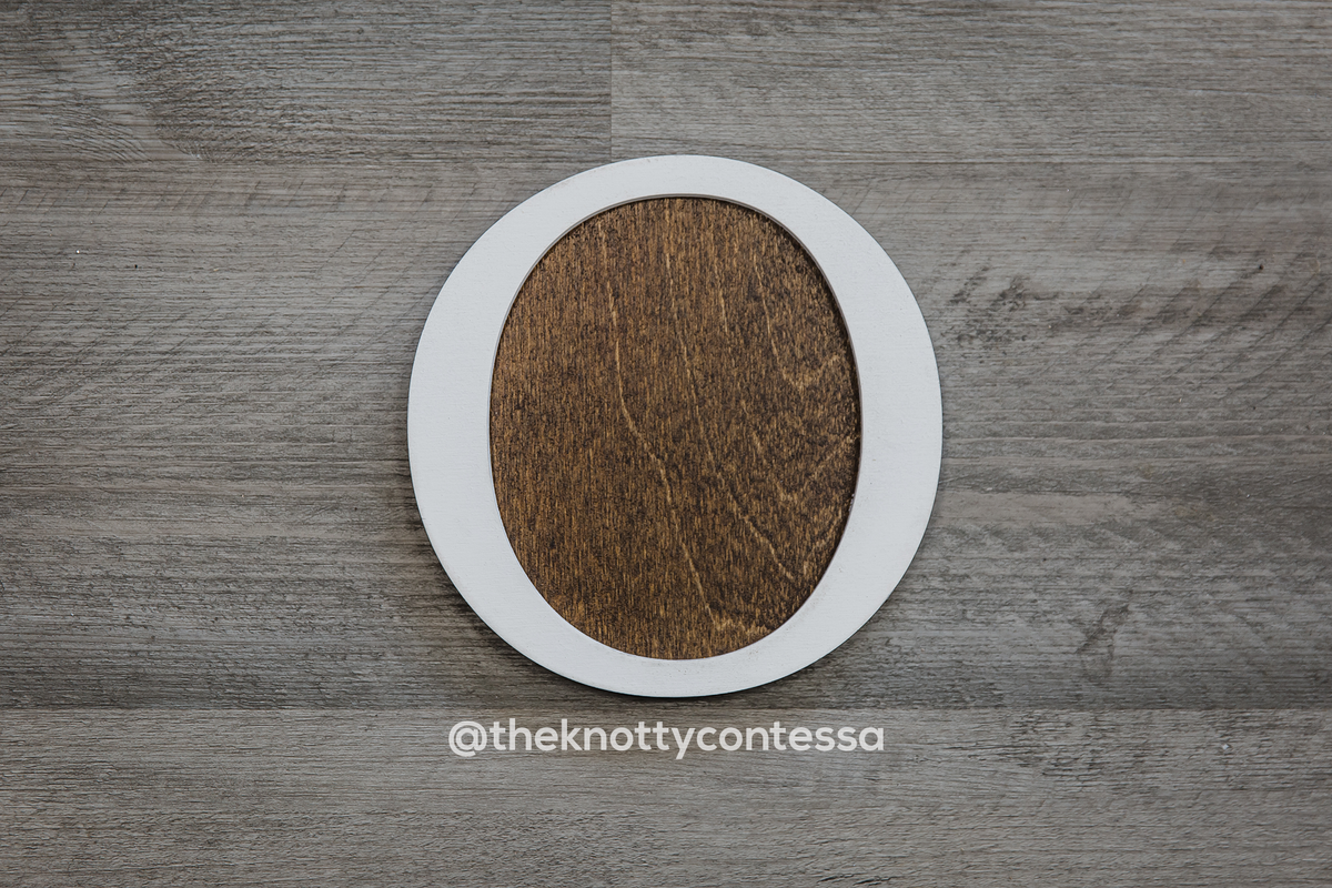 Matching "O" Premium Cut Out - The Knotty Contessa's Welcome To Our Ho
